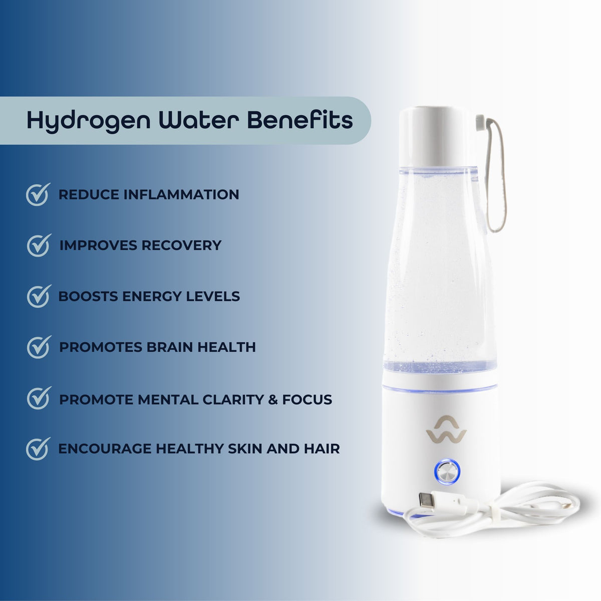 HydroFlow - Hydrogen Water Bottle | Nordic Wave Inc.
