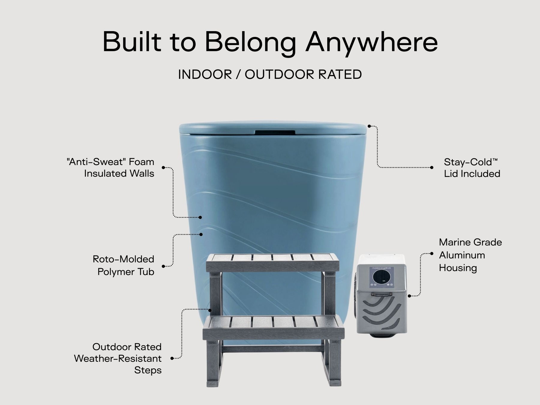 Viking Gen 2 Cold Plunge Vertical Cold Water Therapy System
